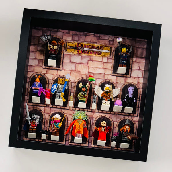 Display Frame Case For Lego Dungeon and Dragons Minifigures 27CM CMF 7 ...